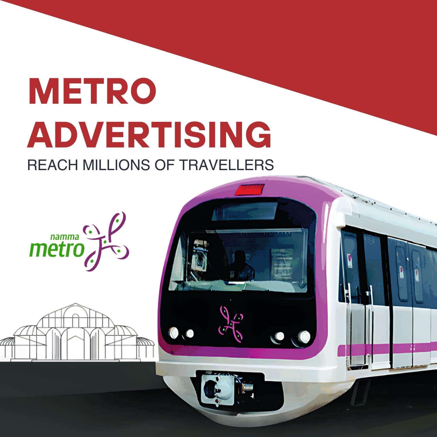 Bangalore Metro Train Advertising | BrandOnWheelz