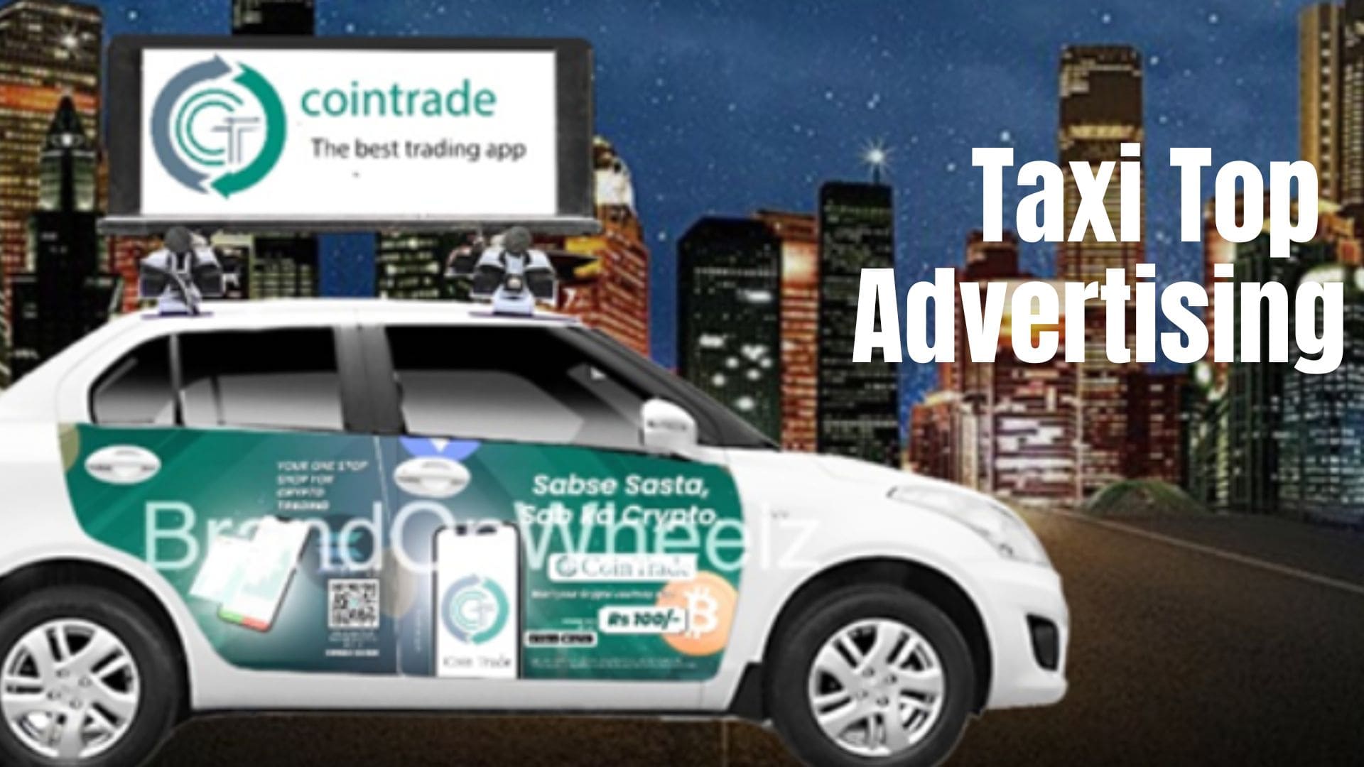 Best Taxi Top Advertising Agency In India | BrandOnWheelz